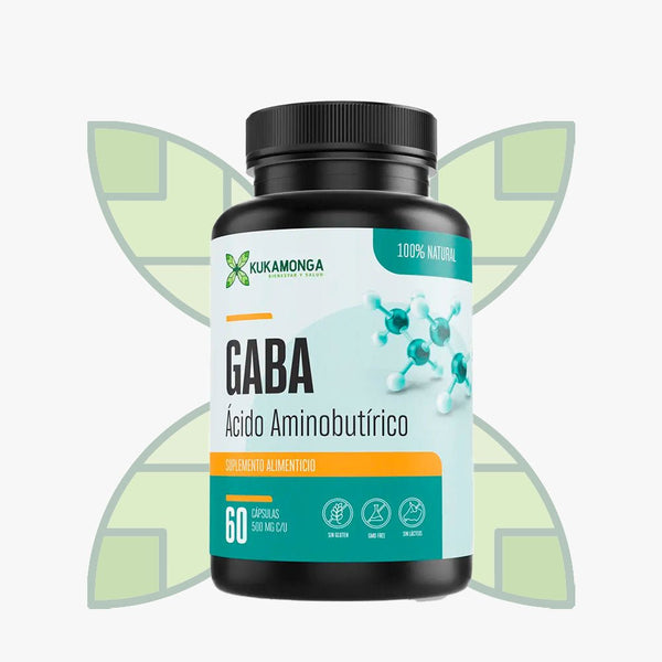 Gaba Ácido Aminobutírico 60 cápsulas – Tienda Kukamonga